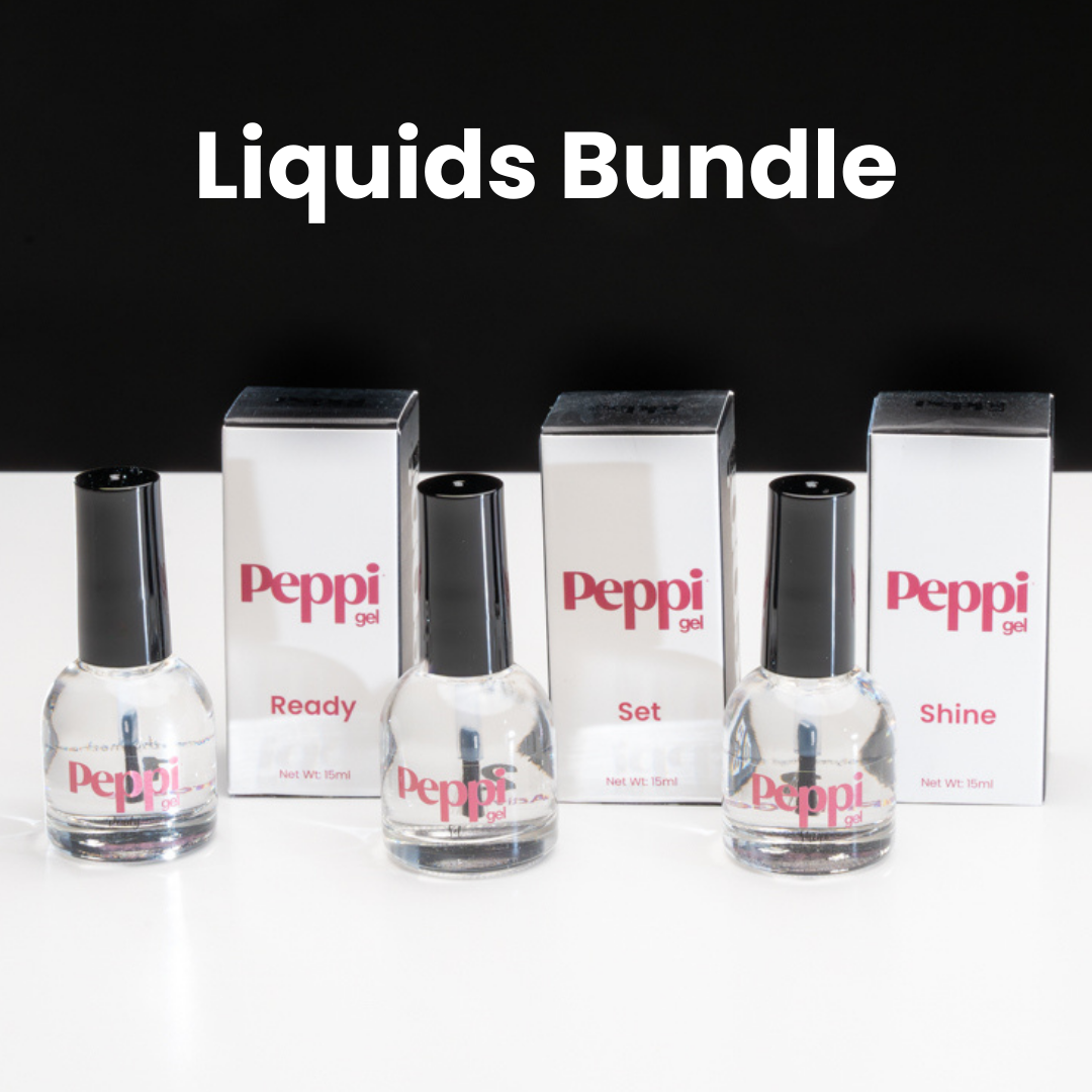 The Liquids Bundle (Ready, Set, Shine!) – Peppi Gel