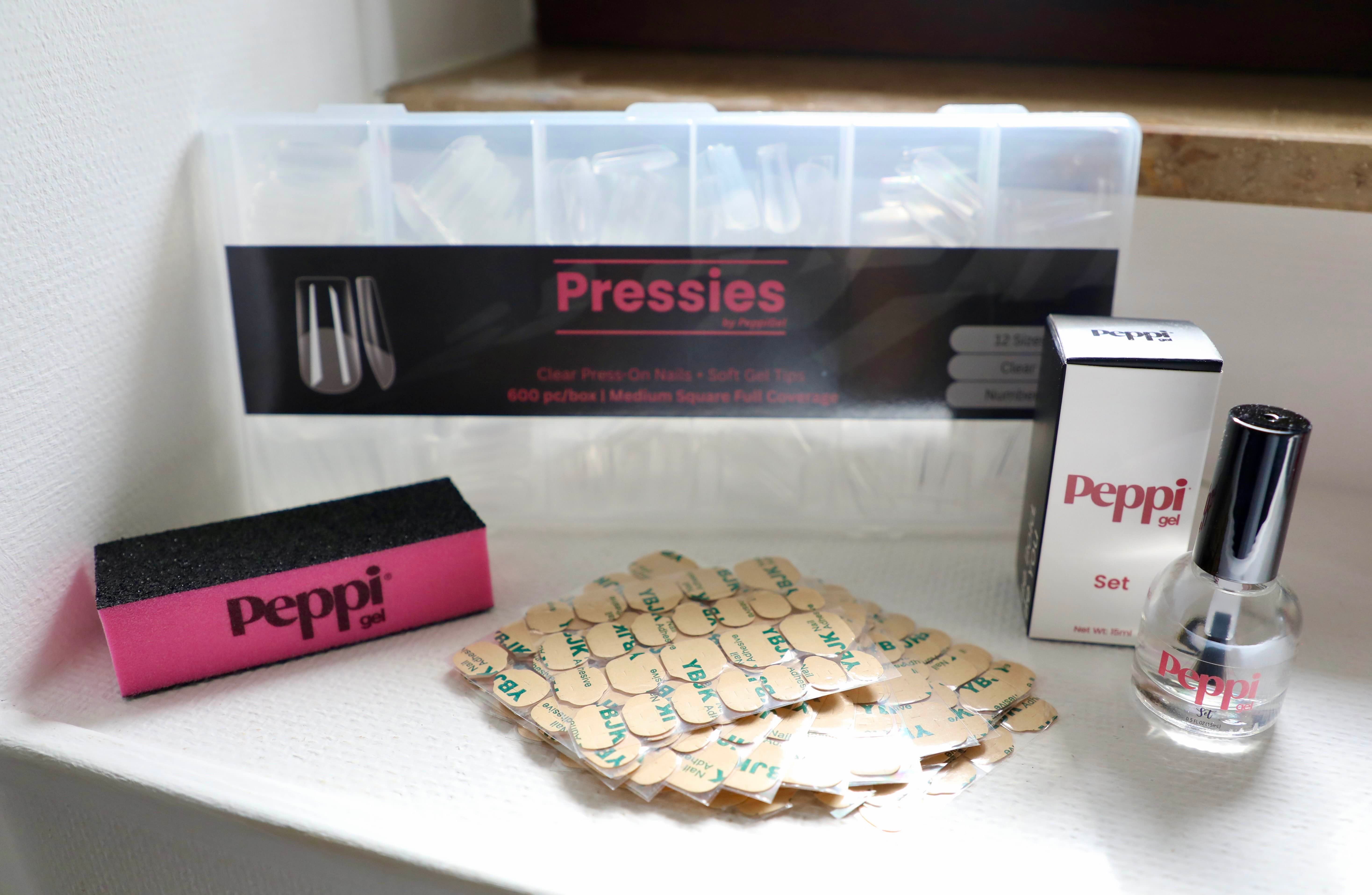 Clear Press-On Nail Extensions Starter Kit Add-Ons – Peppi Gel